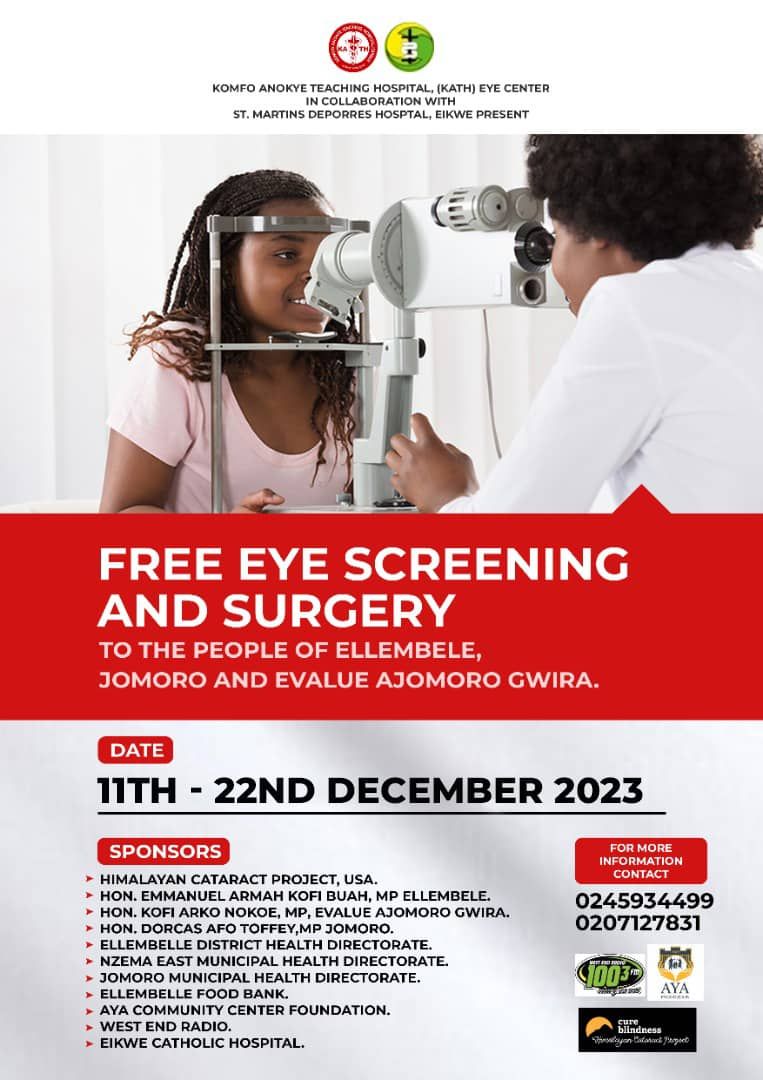 KATH collaborates with ST. Martins Deporres Hospital for Free Eye ...