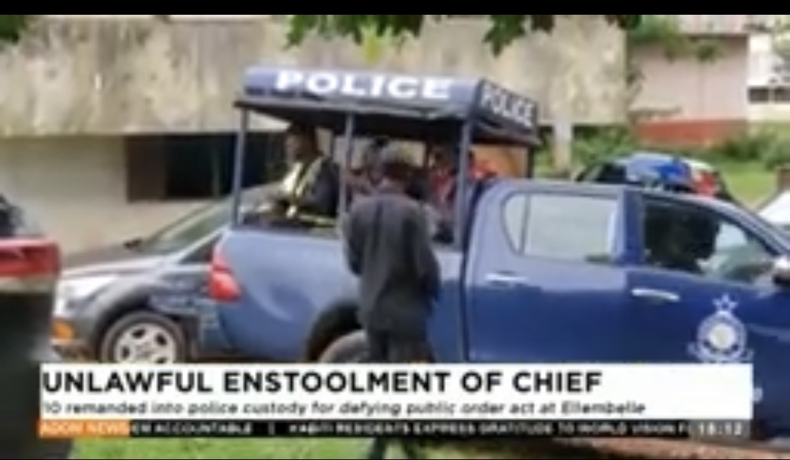 Breaking News: Police arrests 10 persons for unlawful enstoolment of ...
