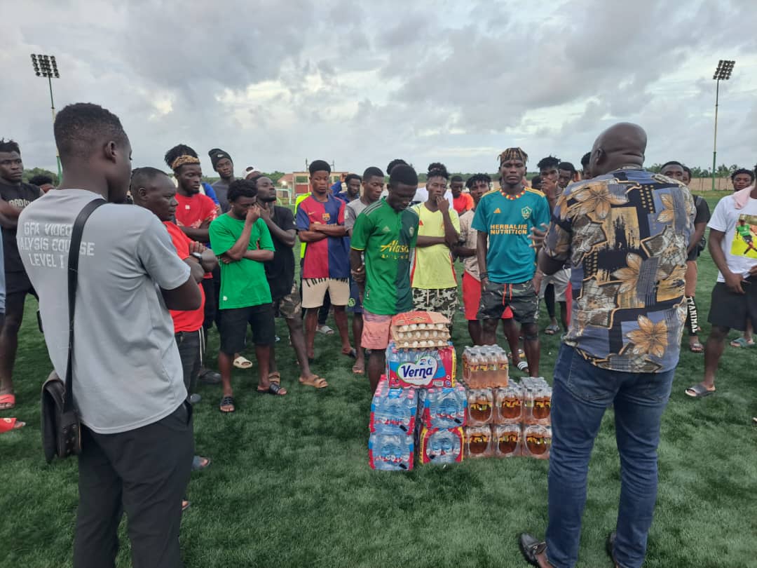 Hon. Simon Ehomah Inspires Basake Holy Stars Ahead of Crucial Clash ...